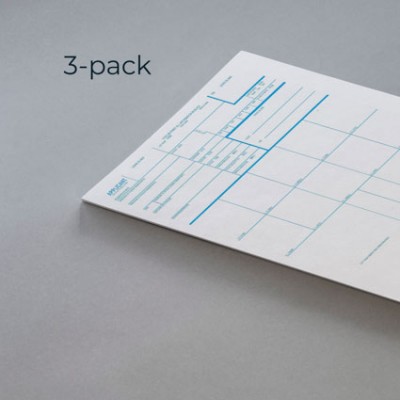 Fingerprint Cards (blank) – FBI Form FD-258, 3 Pack | SecureOne Livescan